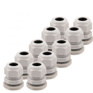 wartel m16 grijs 10-stuks